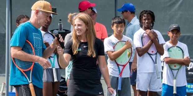 Return Helps Give Back - Colette Lewis - The Tennis Recruiting Network